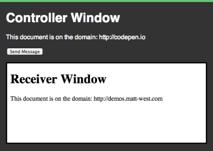 How to use postMessage for Cross-Domain Messaging [Article] | Treehouse