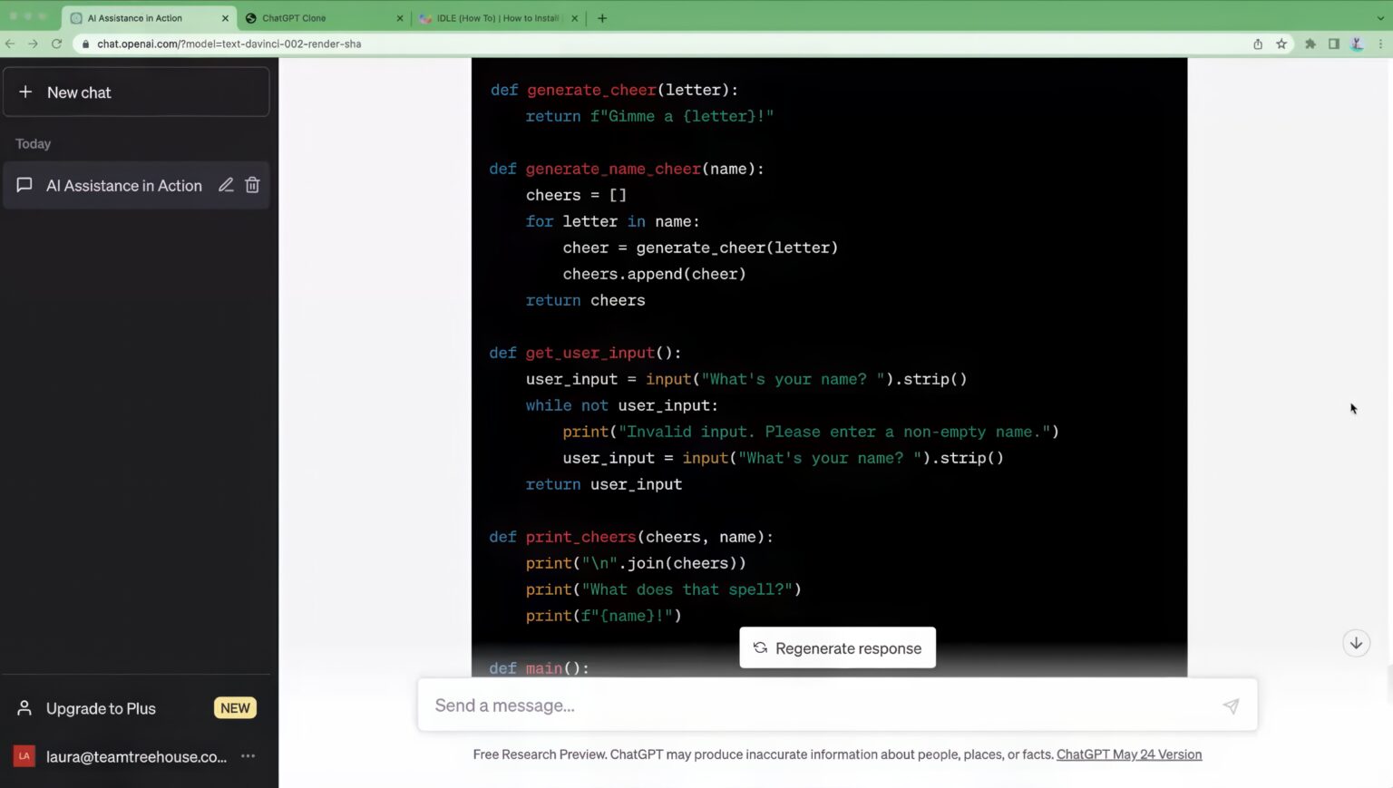 ChatGPT for Beginners [Article] | Treehouse Blog