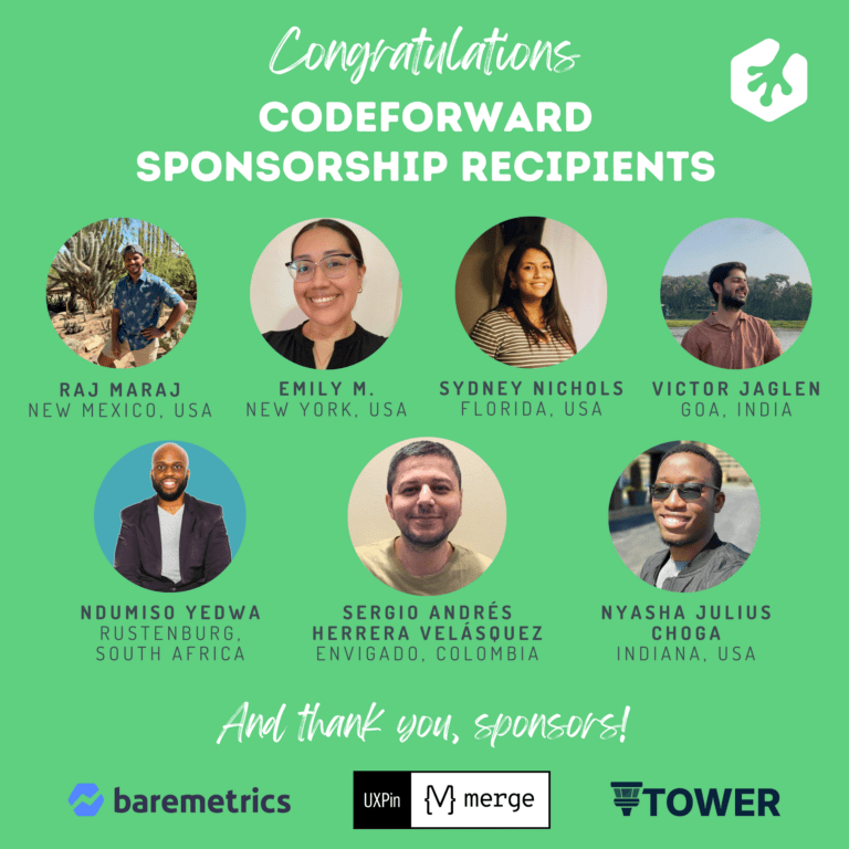 Introducing Our CodeForward Sponsorship Recipients